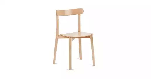 Krzesło drewniane Paged ICHO A 4420 model gładki